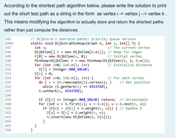 145 1460 147 According to the shortest path algorithm | Chegg.com