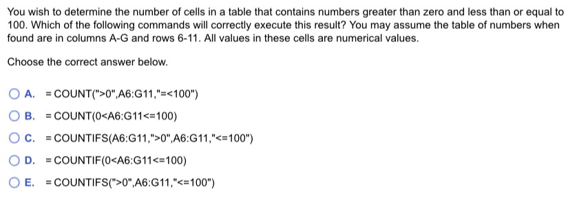 Solved You wish to determine the number of cells in a table | Chegg.com