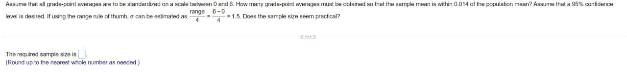 Solved level is desired. If using the range rule of thumb, σ | Chegg.com