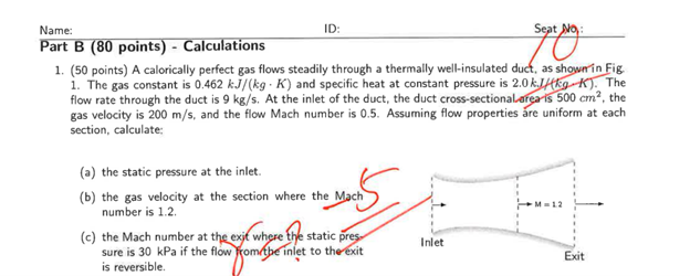Solved Part B (80 points) - Calculations 1. (50 points) A | Chegg.com