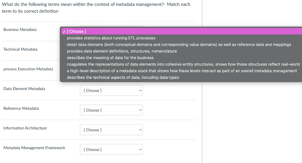 Solved What do the following terms mean within the context | Chegg.com