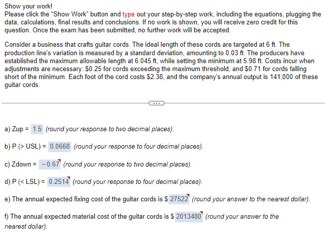 Solved Show your work! Please click the Solved Show your work! Please click the