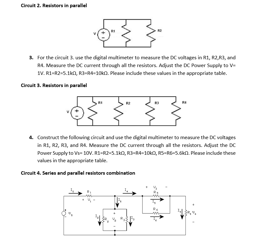 Solved 1. Construct the following circuit and use the | Chegg.com