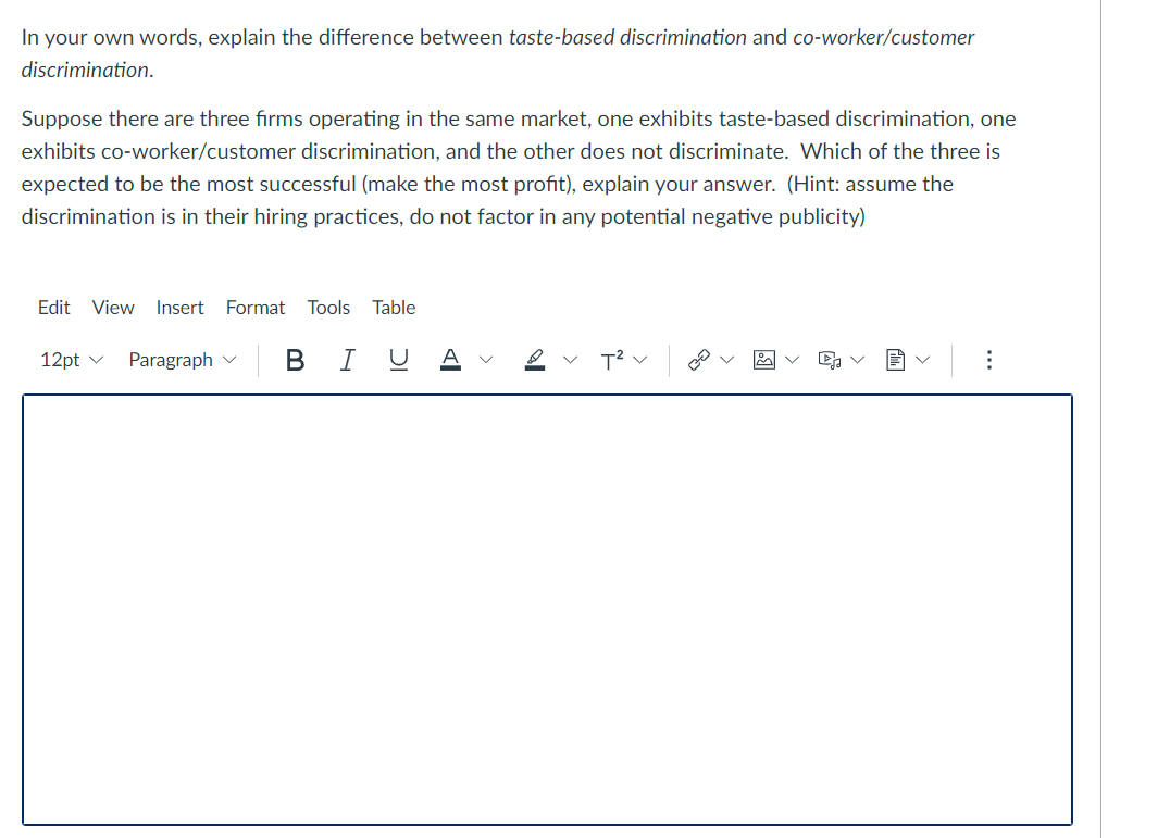 Solved In your own words, explain the difference between | Chegg.com