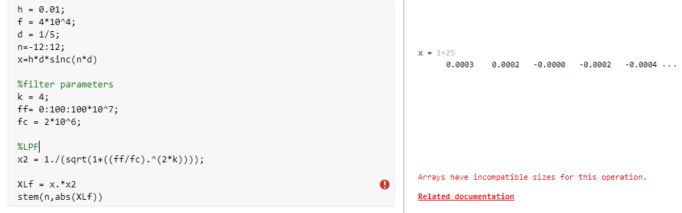 Solved MATLAB Question x is the fourier coefficient of | Chegg.com