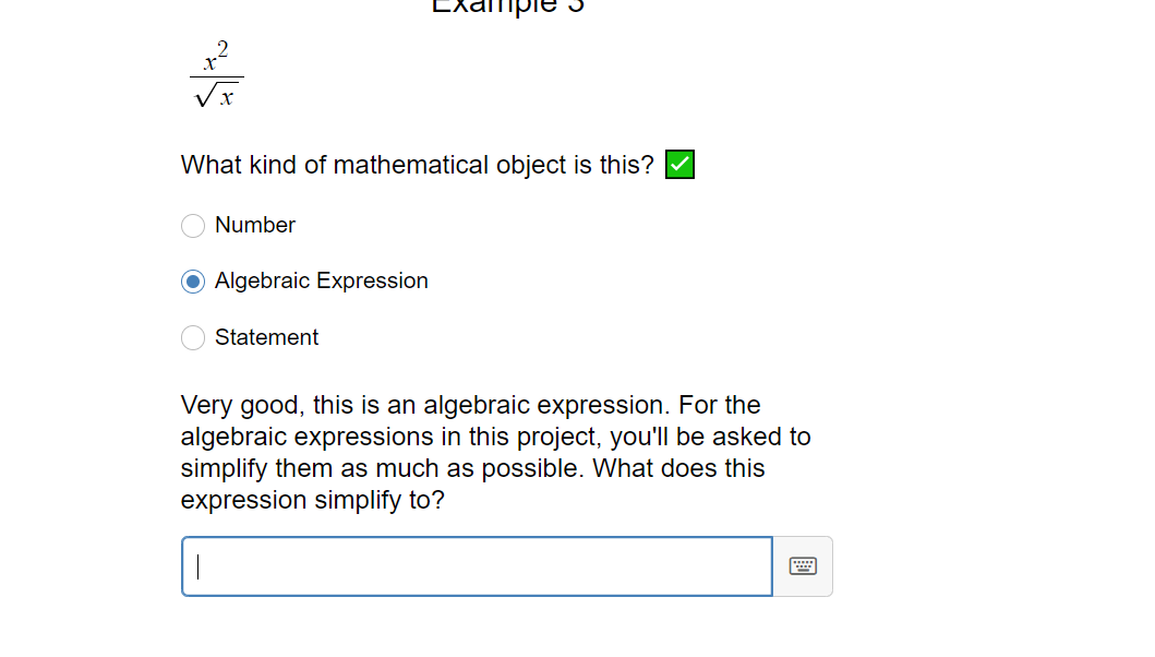 Solved 옮 x What kind of mathematical object is this? Number | Chegg.com