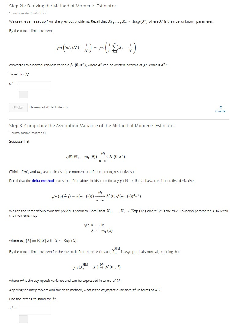 10. Asymptotic Normality of the Method of Moments | Chegg.com