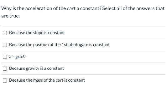 Solved it is given that the slope is constant and the | Chegg.com