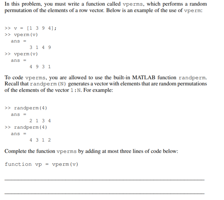 Solved In this problem, you must write a function called | Chegg.com