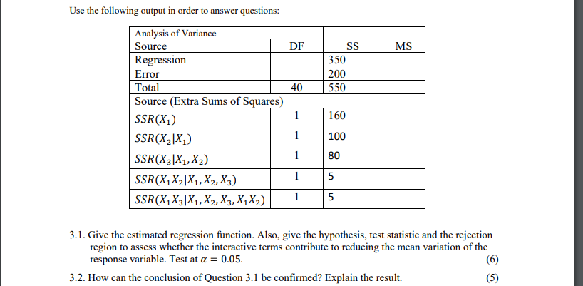 Use the following output in order to answer | Chegg.com