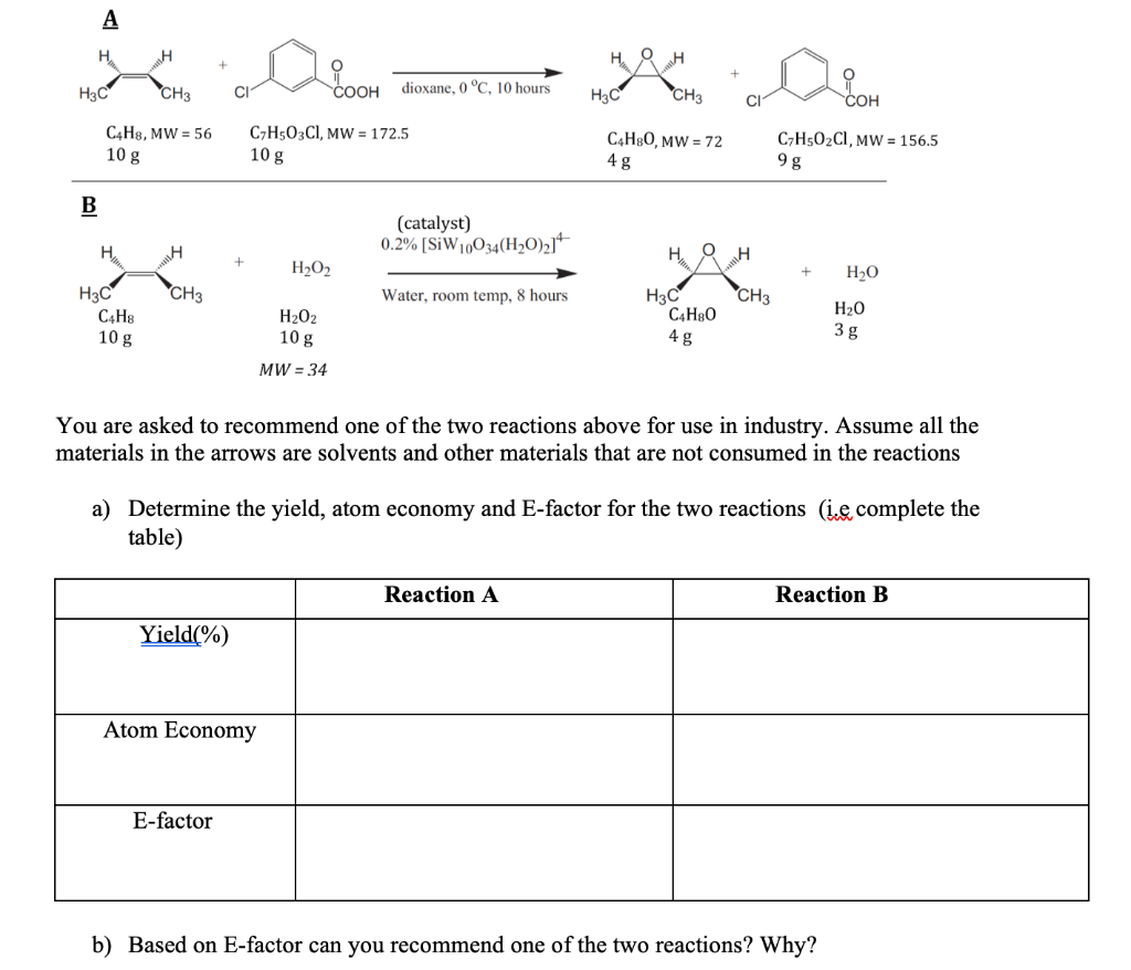 Solved A H H H3C CH3 COOH dioxane, 0 °C, 10 hours H3C CH3 CI | Chegg.com