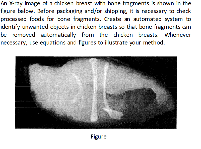 Solved An X-ray image of a chicken breast with bone | Chegg.com