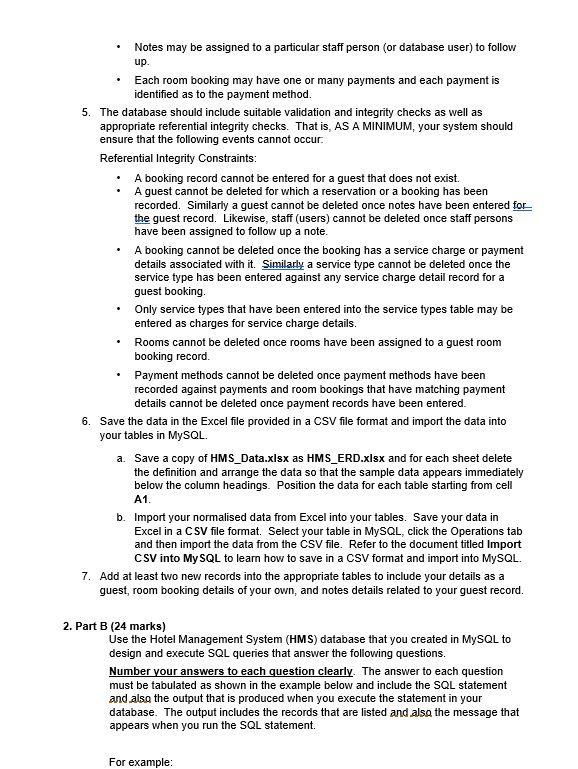 ITICT107A Introduction to Databases Group Assignment | Chegg.com