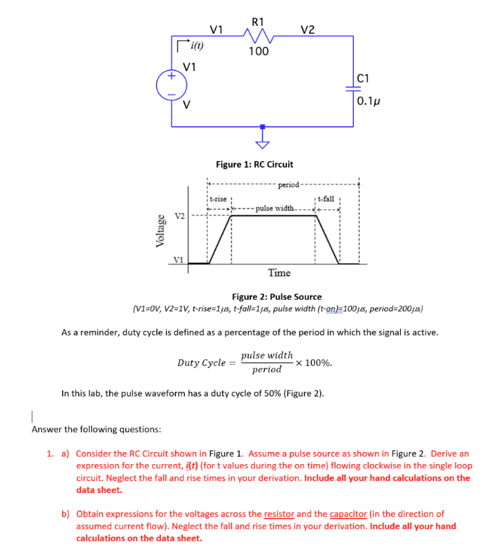 Solved Figure 2: Pulse Source As a reminder, duty cycle is | Chegg.com