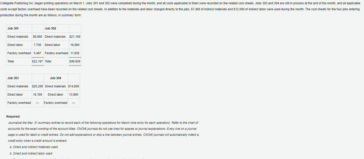 Solved roduction during the month are as follows, in summary | Chegg.com