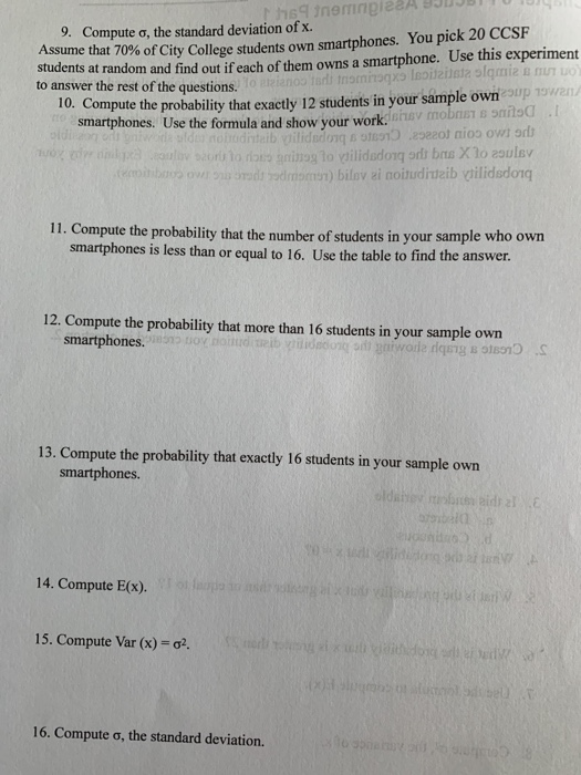 Solved You run a simple statistical experiment that consists | Chegg.com