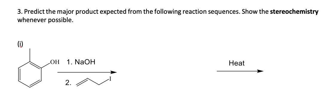 Solved Predict the major product expected from the following | Chegg.com