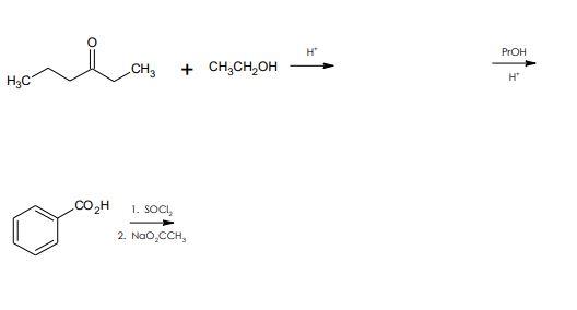 Solved H" POH CH3 + CHCH2OH HC H" CO2H 1. SOCI 2 NaOCCH, | Chegg.com