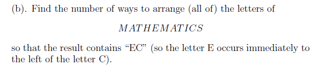 Solved 4. Counting Problems. (a). Find number of ordered | Chegg.com