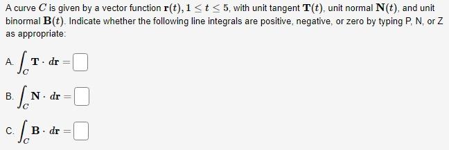 Solved A curve C is given by a vector function r(t),1≤t≤5, | Chegg.com