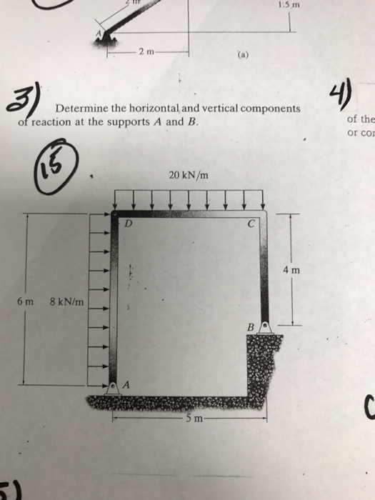 Solved Determine the horizontal and vertical components of | Chegg.com