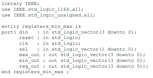 Write HDL clocked processes to design the shift | Chegg.com