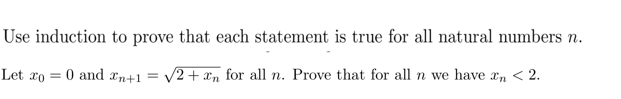 Solved Use induction to prove that each statement is true | Chegg.com
