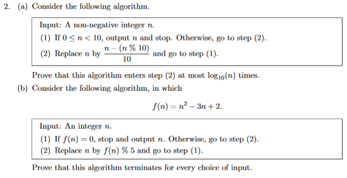 Solved Input: A non-negative integer n. (1) If 0≤n