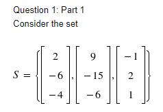 Solved Vector space: R3 Is S a subspace? Why or why | Chegg.com