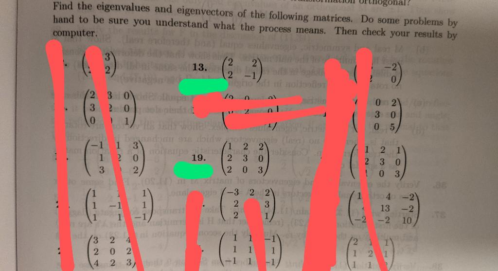 Solved Find the eigenvalues and eigenvectors of the | Chegg.com