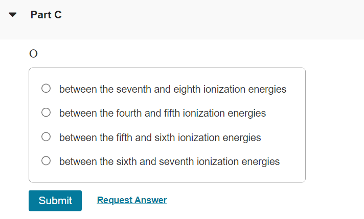 Solved For each of the following elements, predict where the | Chegg.com