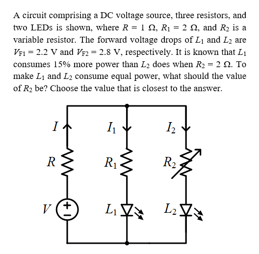 Solved A circuit comprising a DC voltage source, three | Chegg.com