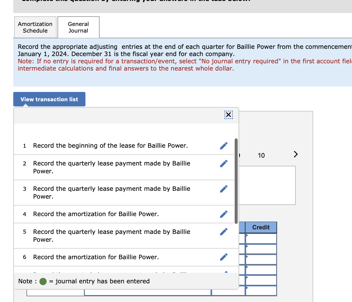 Solved Baillie Power leased high-tech electronic equipment | Chegg.com