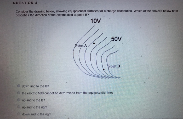 Solved QUESTION 1 A line or surface along which the electric | Chegg.com