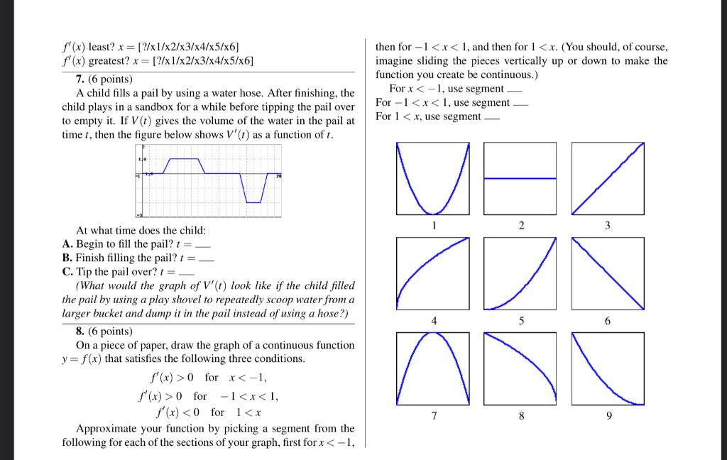 Solved 1. (8 points) Consider the function f(x) shown in the | Chegg.com Solved 1. (8 points) Consider the function f(x) shown in the | Chegg.com