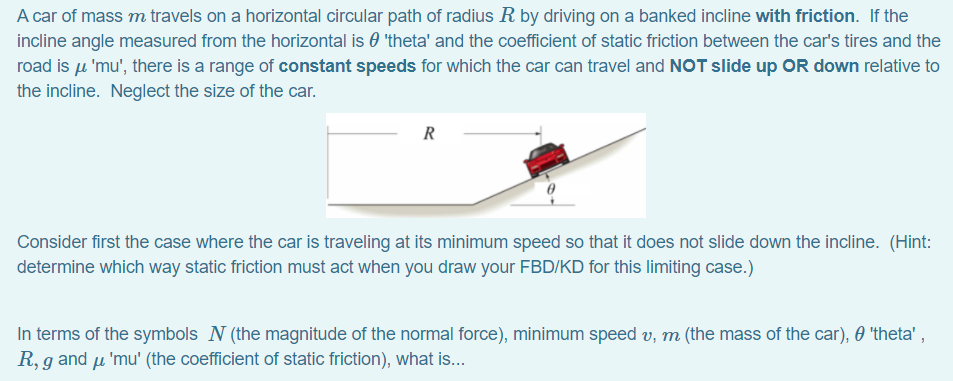Solved a) the equation of motion in the normal direction: b) | Chegg.com