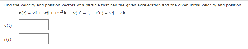 Solved Find the velocity, acceleration, and speed of a | Chegg.com