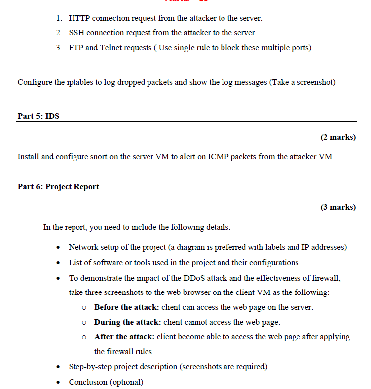 Install Wireshark Tool On The Server Vm And Use It To