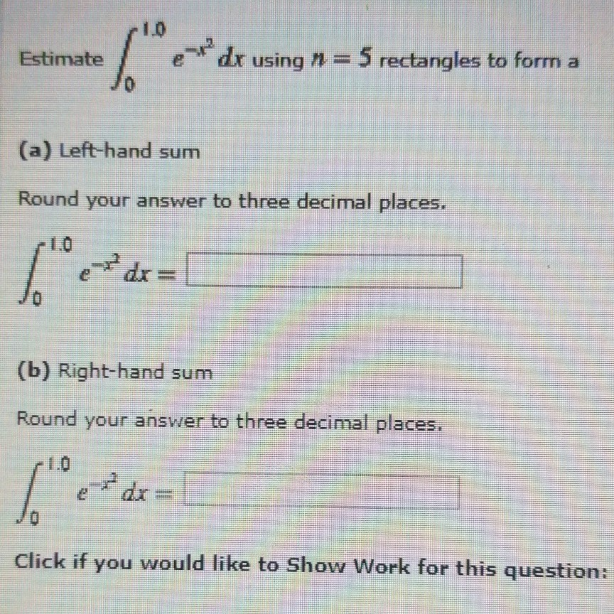 Solved 12 r+3dr using a left-hand sum with n-3. Estimate % | Chegg.com