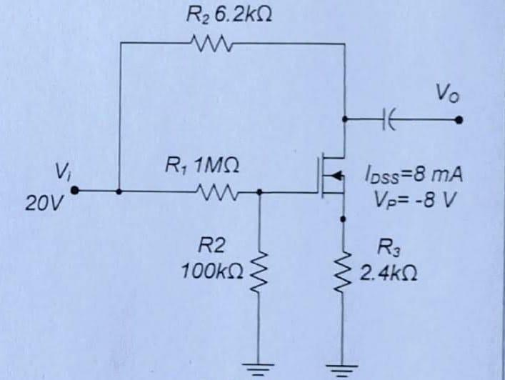 Solved a)Calculate Vd, Vs, Vds, Vdg, Vgsq and Idq | Chegg.com