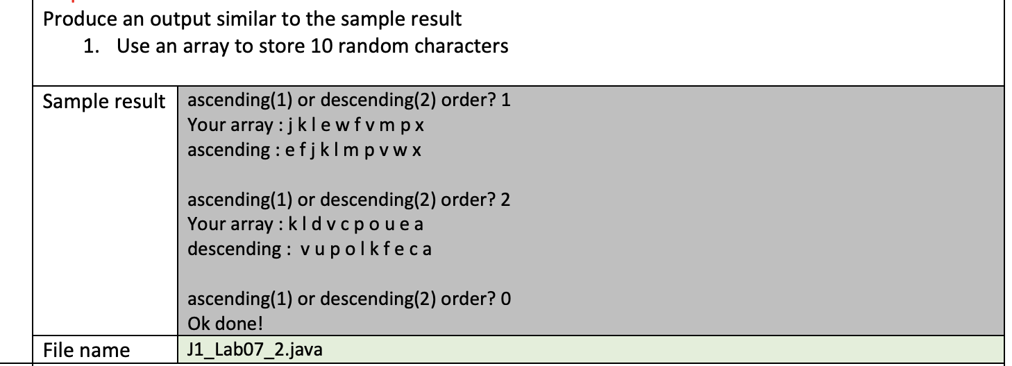 Solved Produce an output similar to the sample result 1. Use | Chegg.com