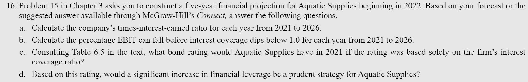 Solved 16. Problem 15 in Chapter 3 asks you to construct a | Chegg.com