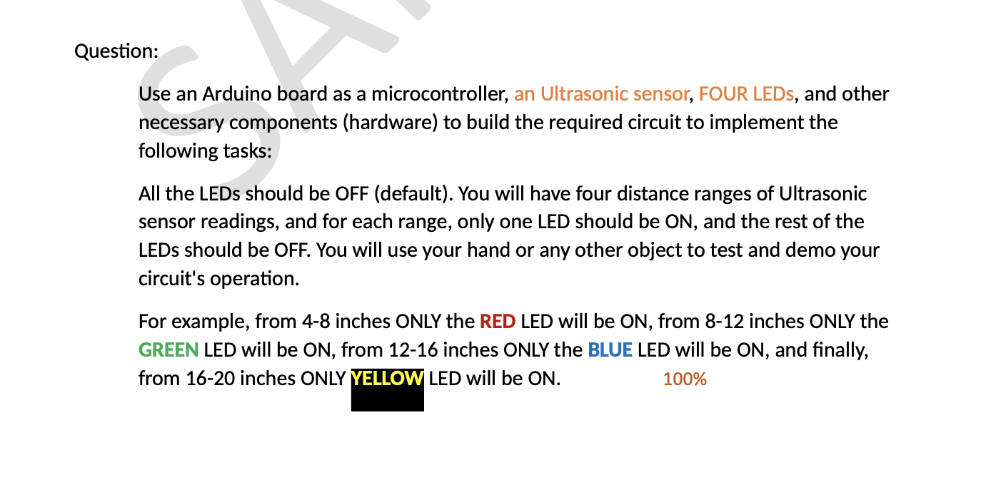 Use an Arduino board as a microcontroller, an | Chegg.com