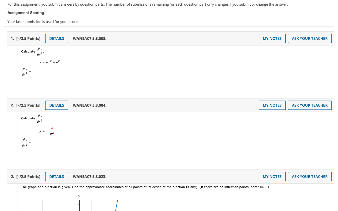 Solved For this assignment, you submit answers by question | Chegg.com