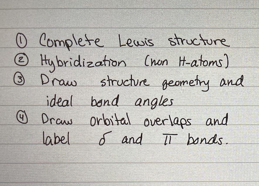 0 Complete Lewis structure @ Hybridization Chon | Chegg.com