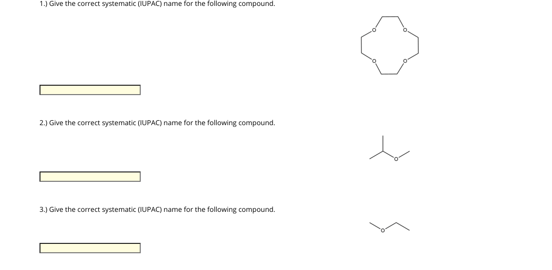 Solved 3.) Draw the structure of butyl isopropyl ether. Save | Chegg.com