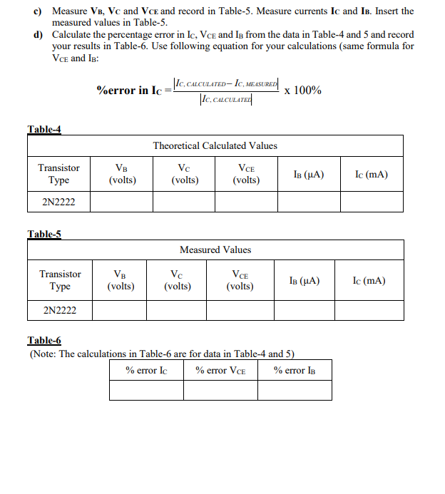 Solved a) Construct the circuit of Figure-1 using 2N2222 | Chegg.com