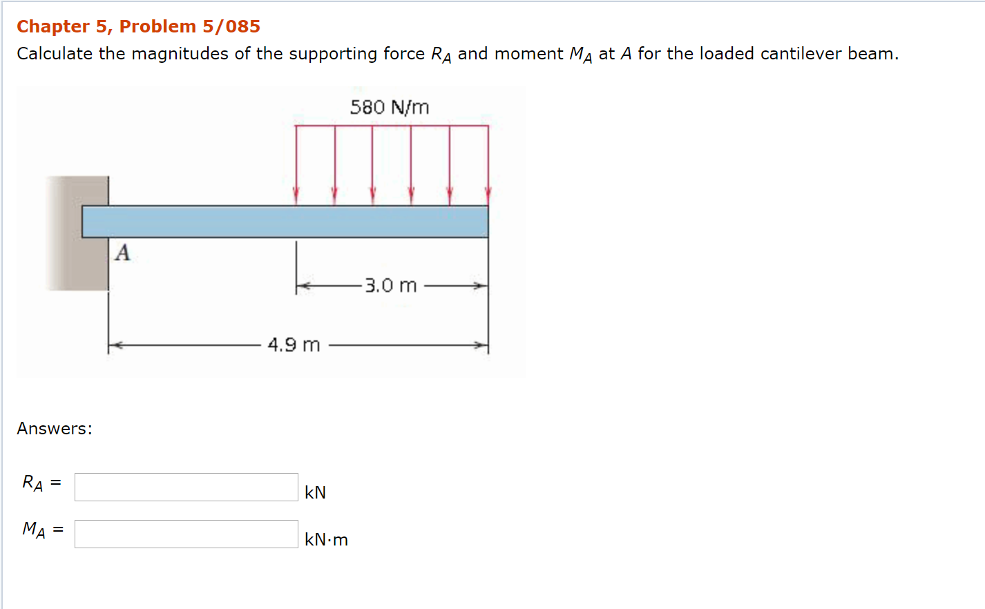 Solved Chapter 5, Problem 5/085 Calculate the magnitudes of | Chegg.com Solved Chapter 5, Problem 5/085 Calculate the magnitudes of | Chegg.com