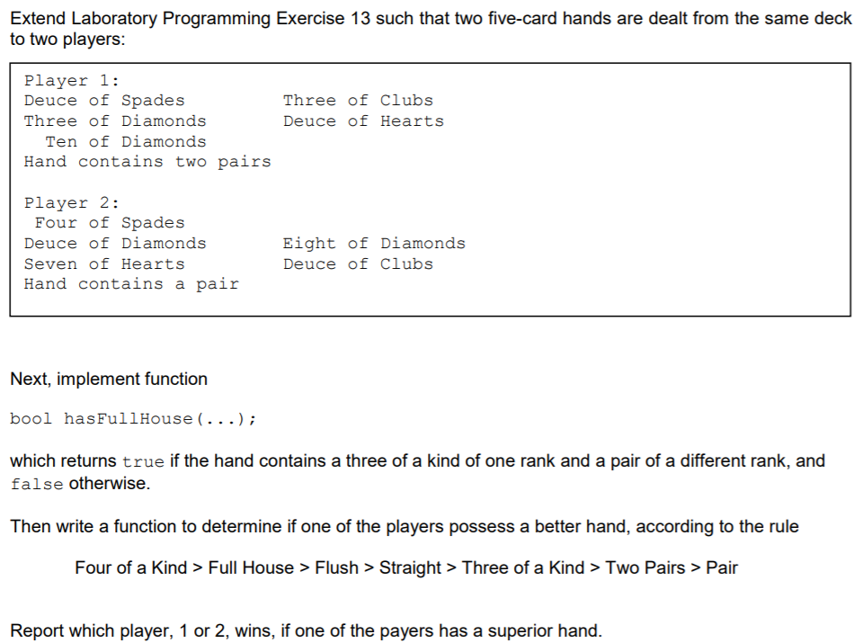 In C Programming please! Extend Laboratory | Chegg.com