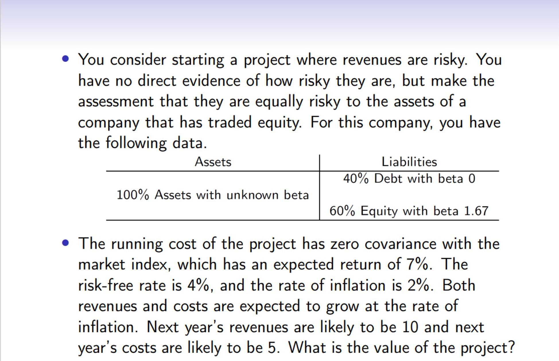 Solved You consider starting a project where revenues are | Chegg.com